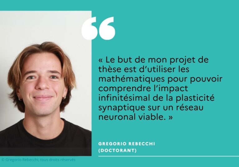 #Interview du doctorant Gregorio Rebecchi - PEPR Maths-Vives